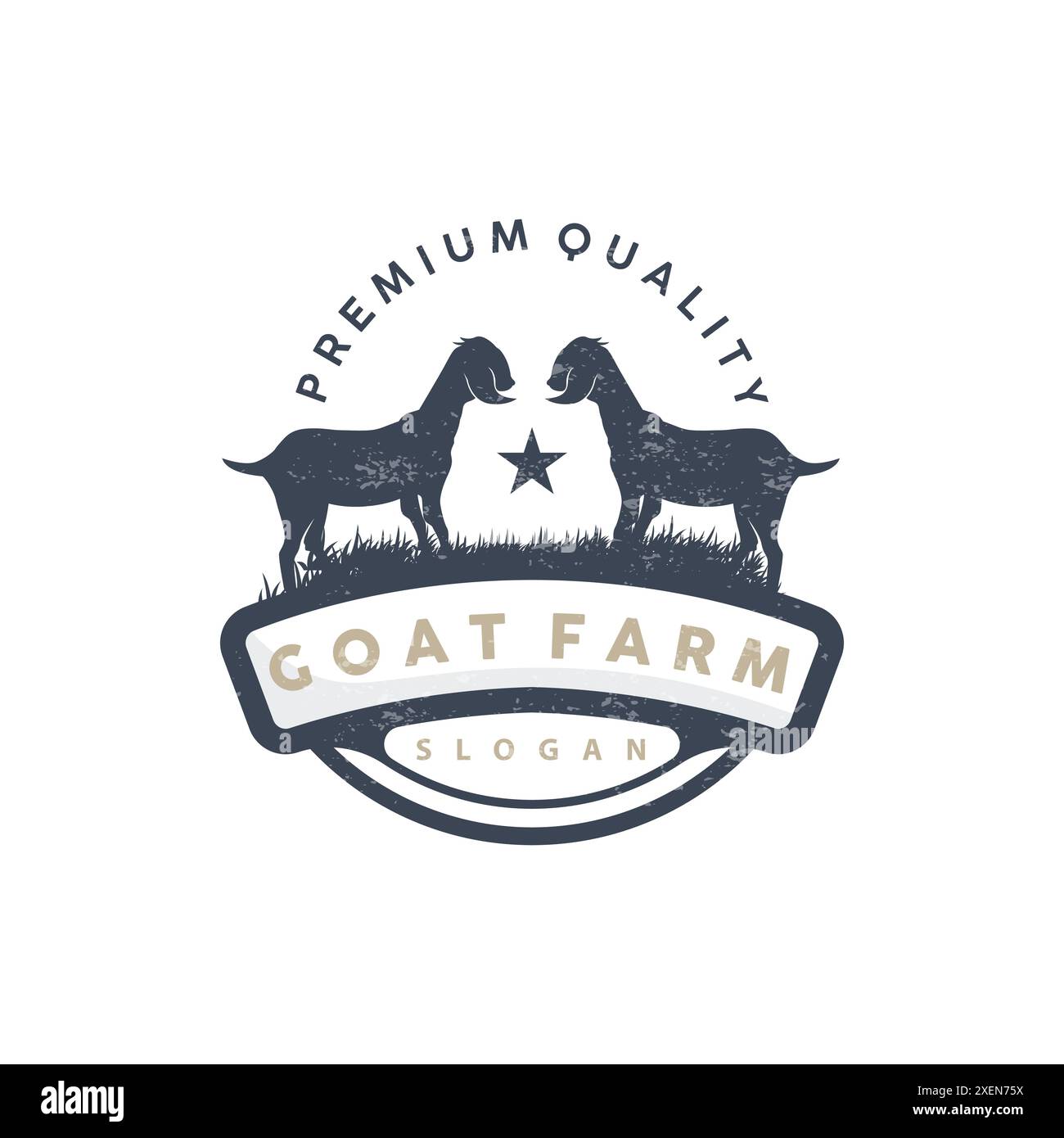 Goat house Stock Vector Images - Alamy