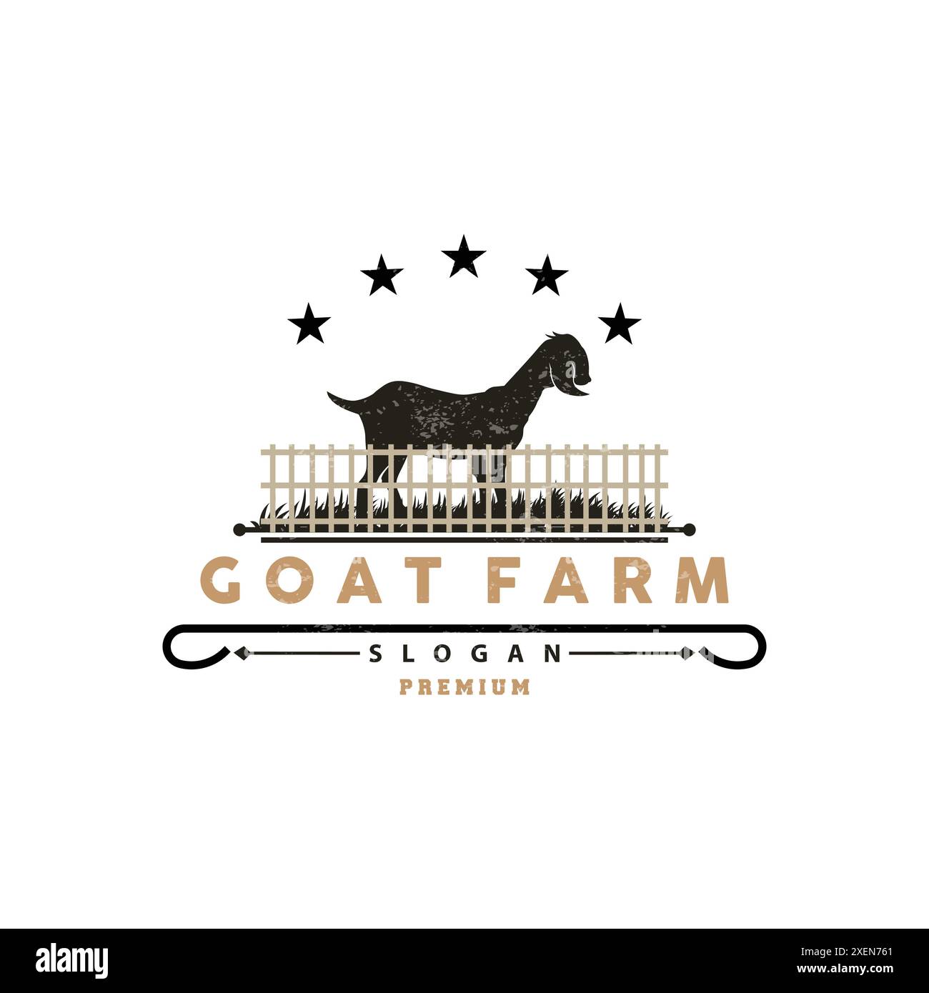 Goat logo, Goat Farm Inspiration Design, Vector Cattle Livestock ...