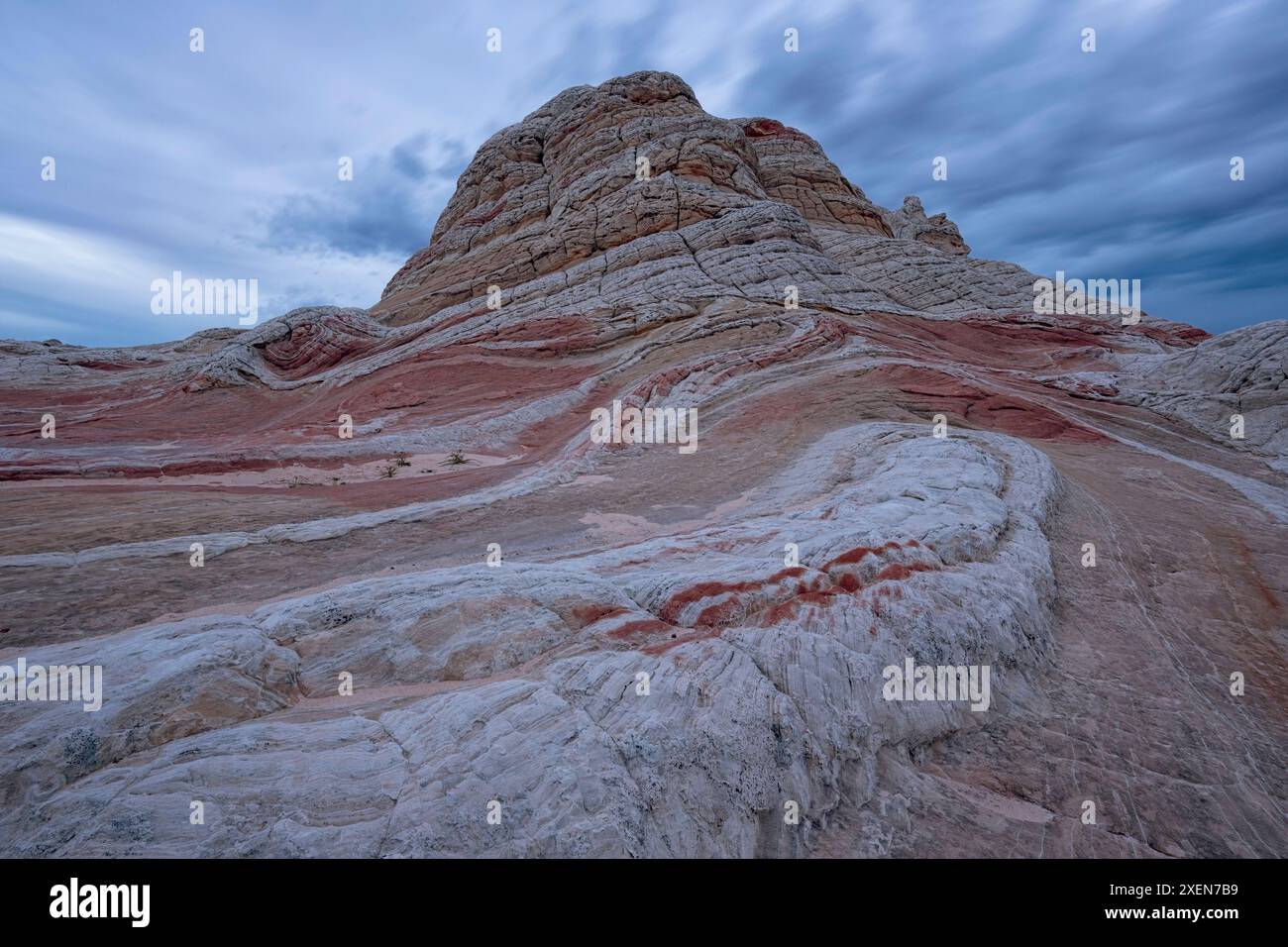 Incredible rock formations in White Pocket, comprised of swirling ...