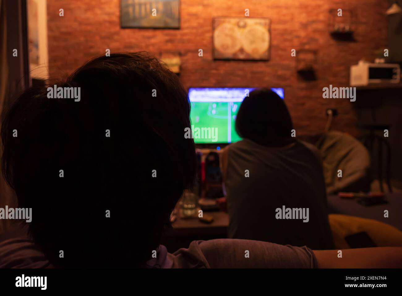 Football fan room wall hi-res stock photography and images - Alamy