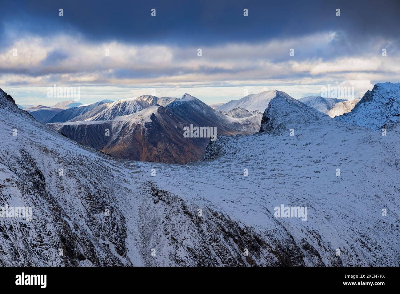 Aerial photos of the mountains surrounding Whitehorse, the capital of ...