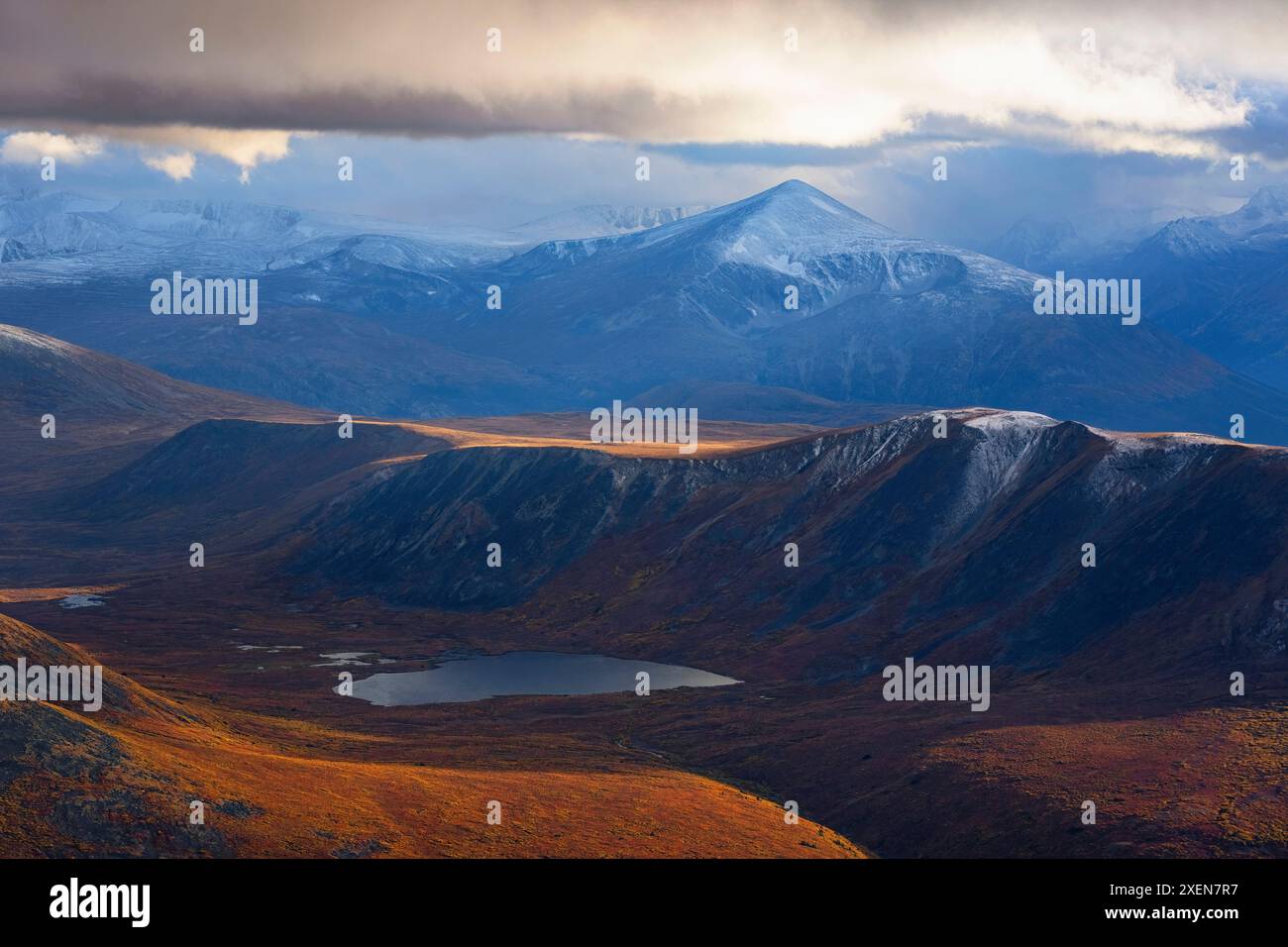 Aerial photos of the mountains surrounding Whitehorse, the capital of ...