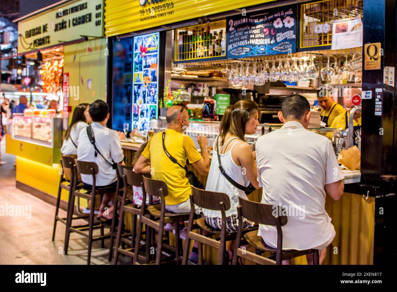 Deli bar at the Mercat de Sant Josep de la Boqueria is Barcelona's most ...
