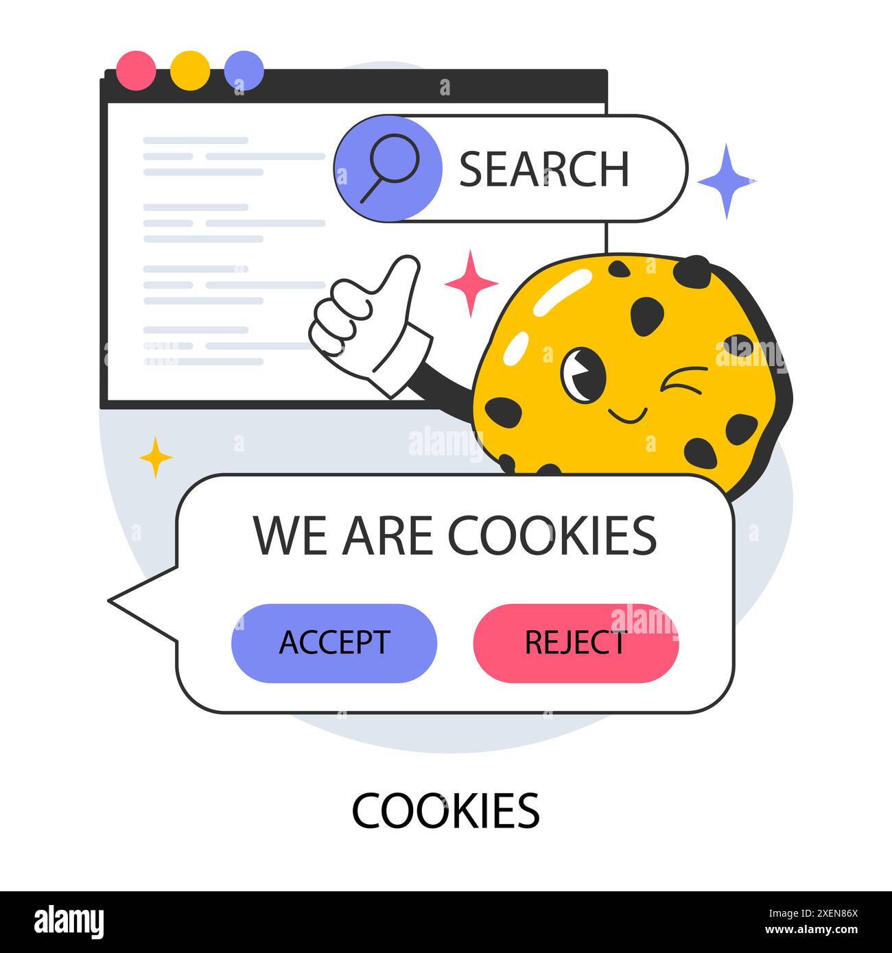 Cookie technology. Web browser session tracking. Access to user ...