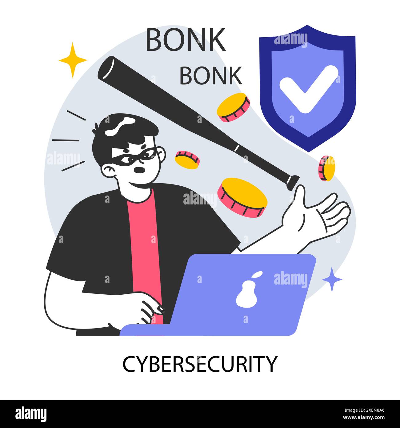 Virtual attack prevention Stock Vector Images - Alamy