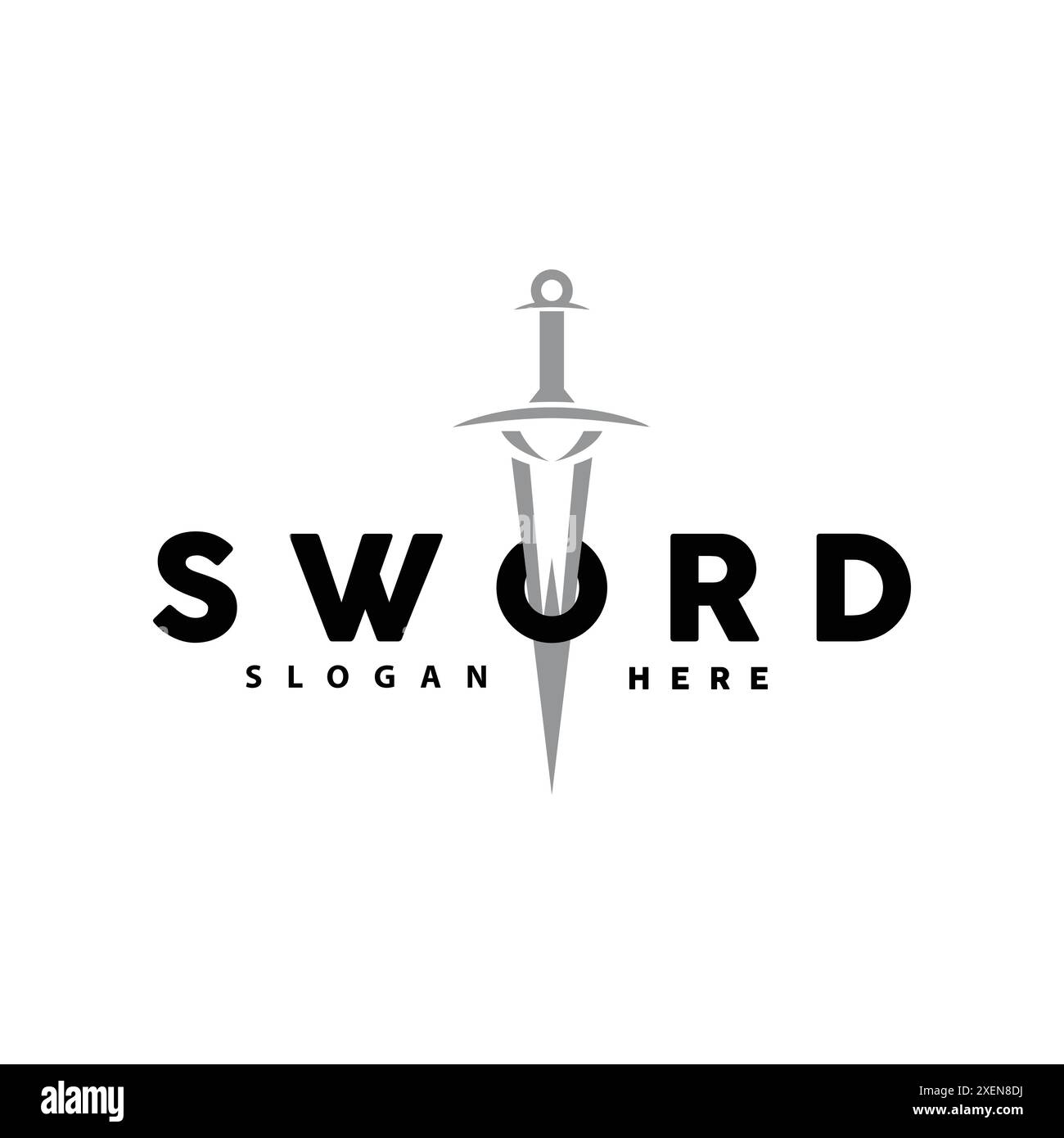 Typography security guard logo hi-res stock photography and images - Alamy