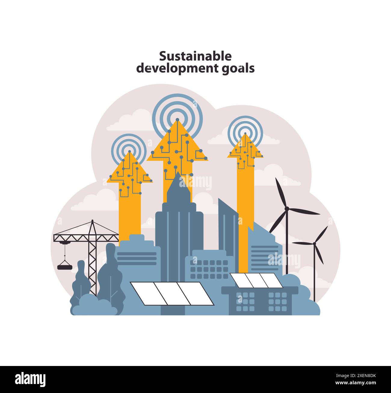 Global sustainable development report Stock Vector Images - Alamy