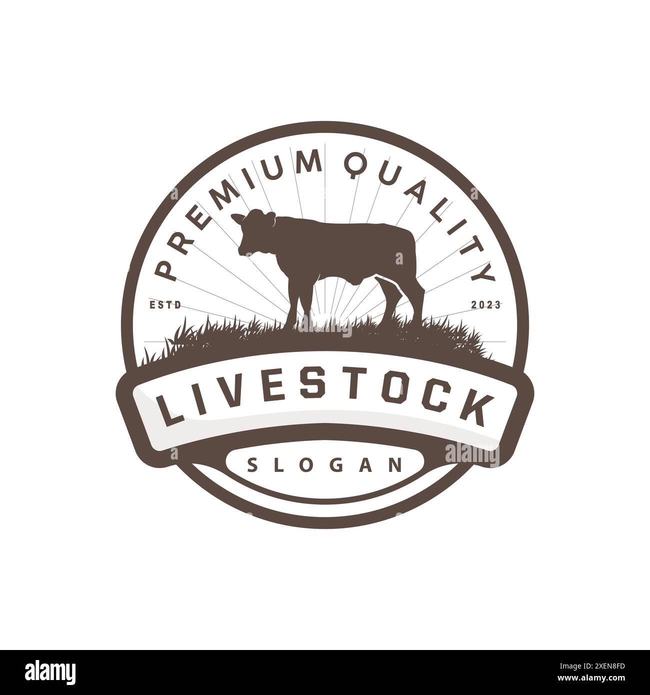 Livestock logo hi-res stock photography and images - Alamy
