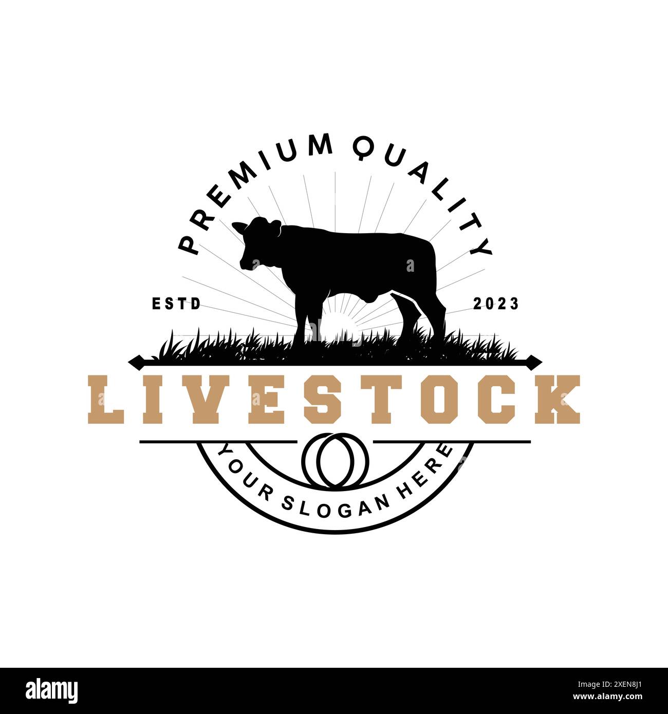 Livestock Logo, Fram Garden Design, Cow Logo Vector Badge Longhorn Bull Cattle Vintage Label ...