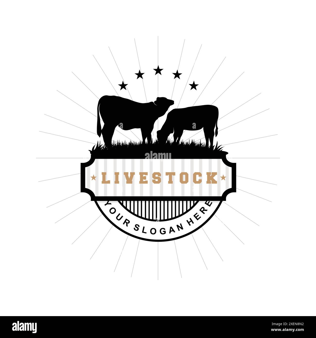 Livestock Logo, Fram Garden Design, Cow Logo Vector Badge Longhorn Bull Cattle Vintage Label ...