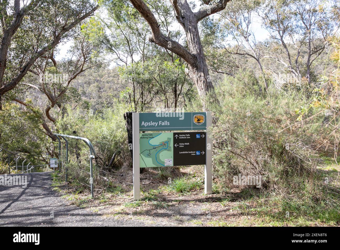 Apsley falls map hi-res stock photography and images - Alamy