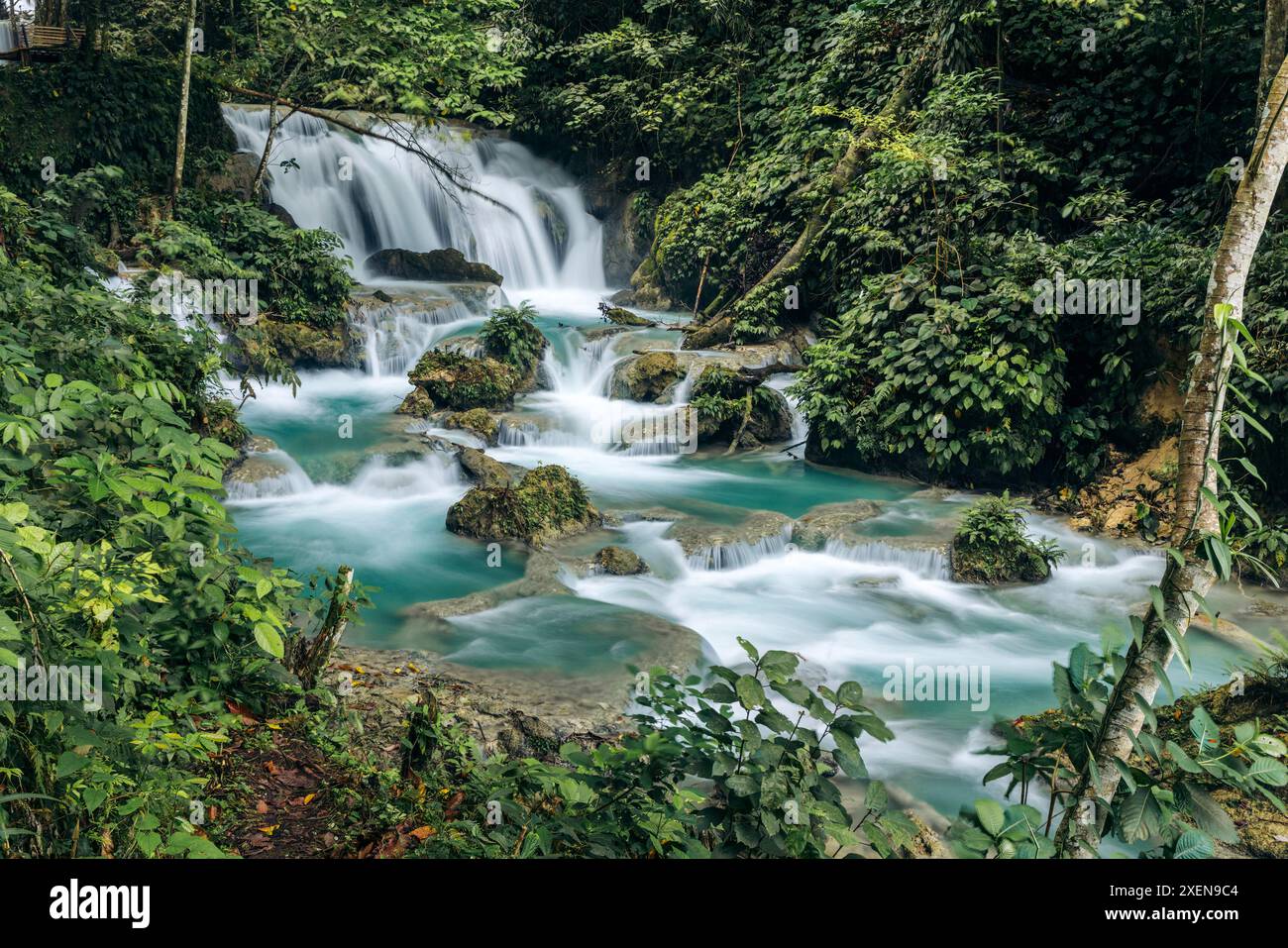 Beautiful Air Terjun Laumarang in Central Sulawesi, Indonesia; Bukit ...