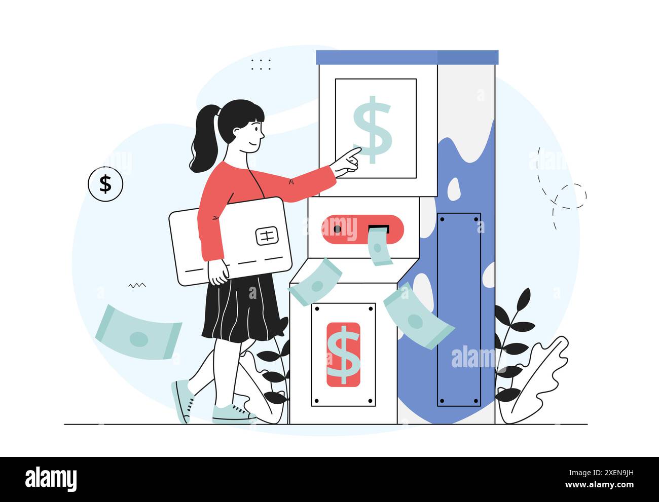 Bank credit transfers Stock Vector Images - Alamy