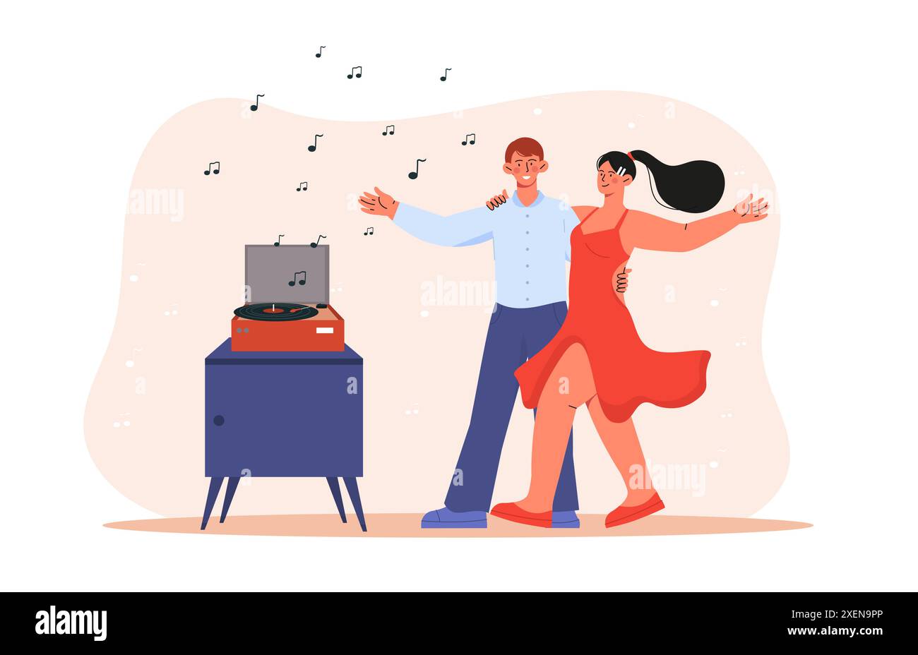 Cartoon dancing man hi-res stock photography and images - Alamy