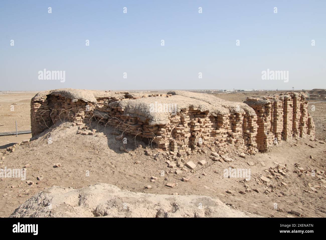 The ancient ruins of Dub lal Makh temple in Nasiriyah city, Iraq Stock ...