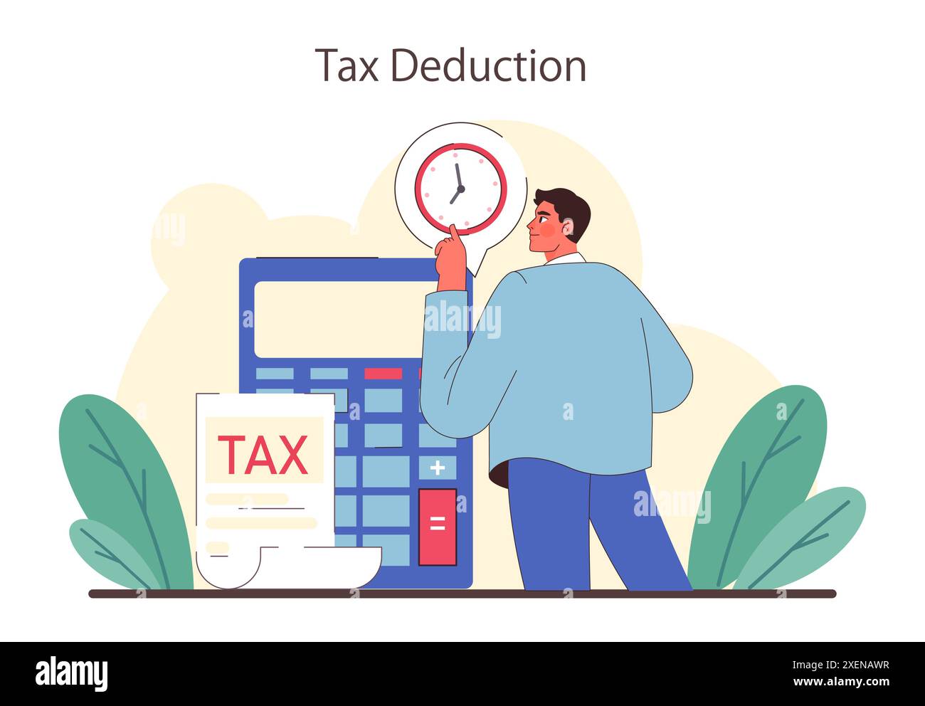 Tax optimization. Financial efficiency, budgeting and economy idea ...