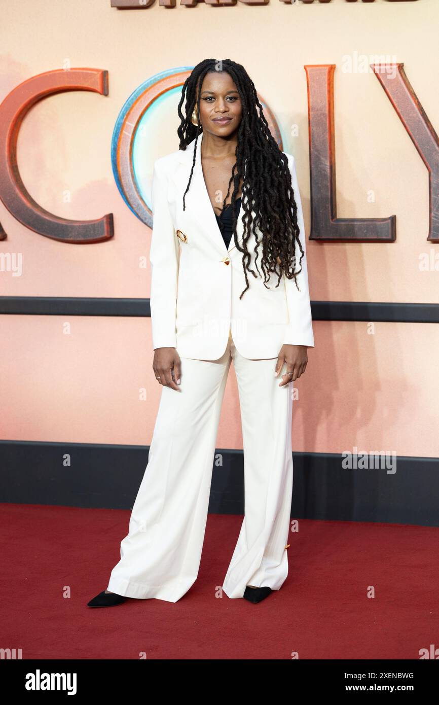 Cast and Guests attend Star Wars: The Acolyte premiere Featuring: Rayne ...