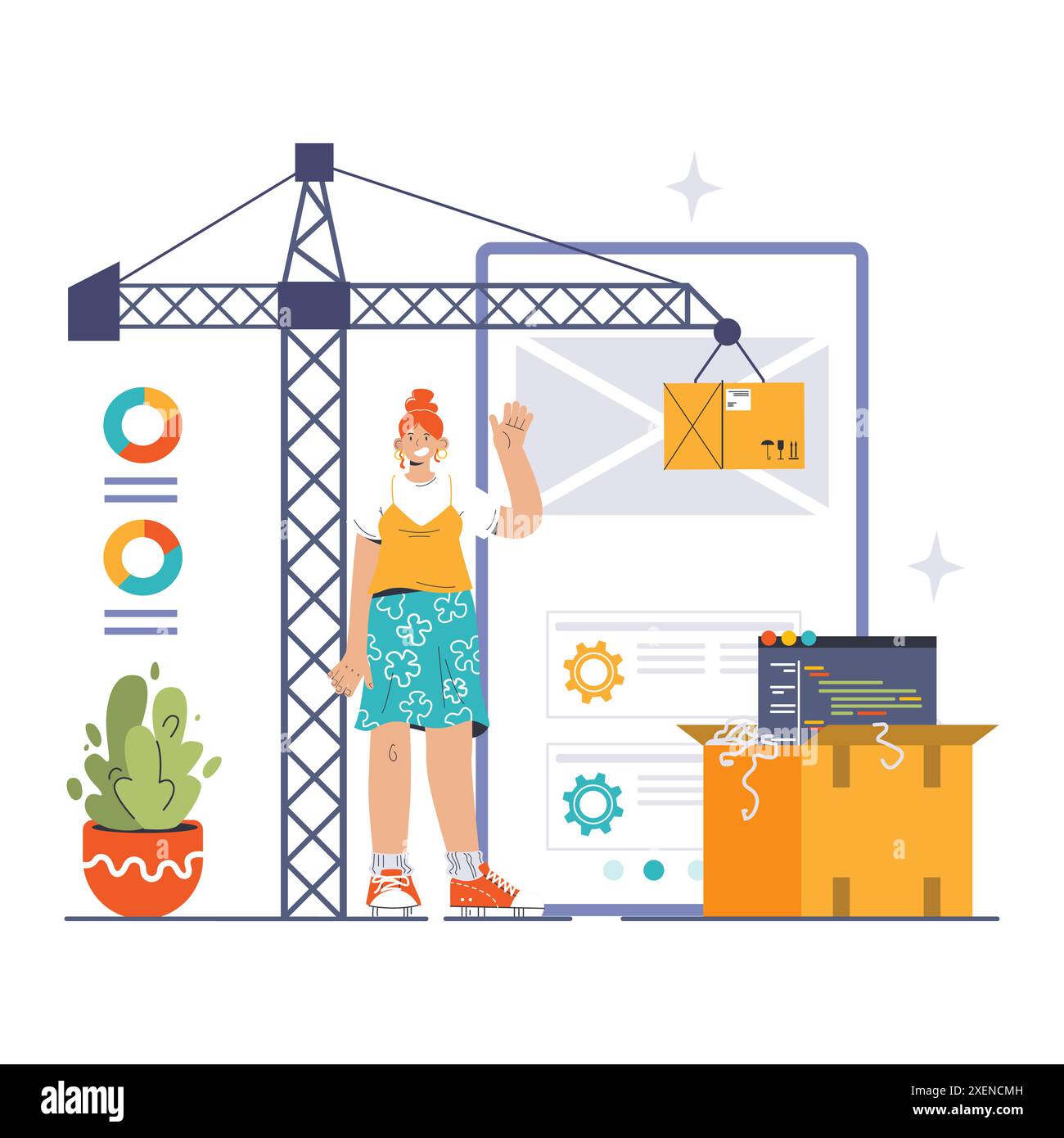 DevOps. Software development methodology. Software development and it ...