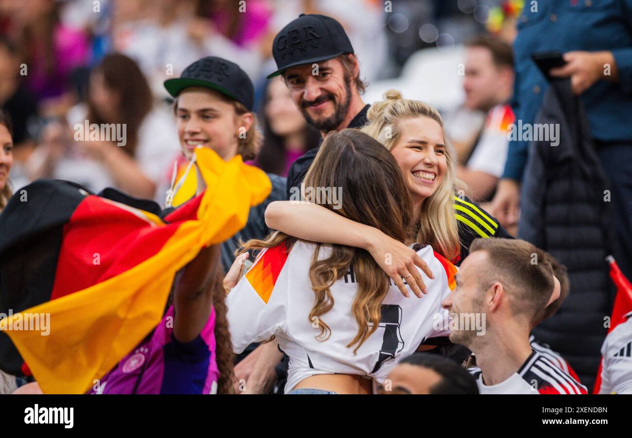 Frankfurt, Germany. 23rd Jun 2024. Anika Bissl (Ehefrau von Manuel ...