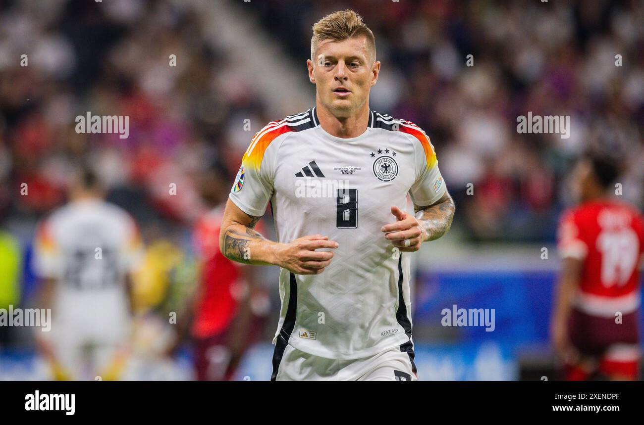 Frankfurt, Germany. 23rd Jun 2024. Toni Kroos (DFB) Switzerland ...