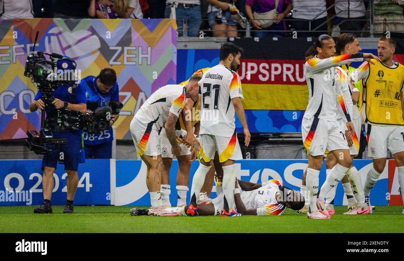Frankfurt, Germany. 23rd Jun 2024. Emre Can (DFB) Deniz Undav (DFB ...