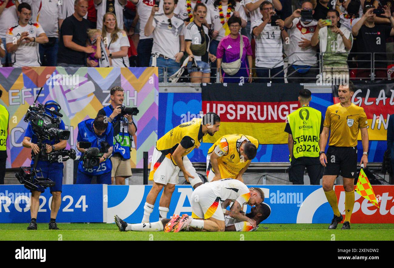 Frankfurt, Germany. 23rd Jun 2024. Emre Can (DFB) Deniz Undav (DFB ...