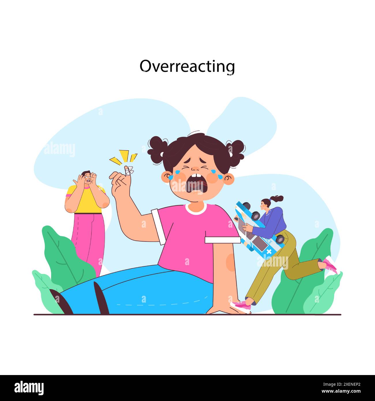 Human fuss Stock Vector Images - Alamy