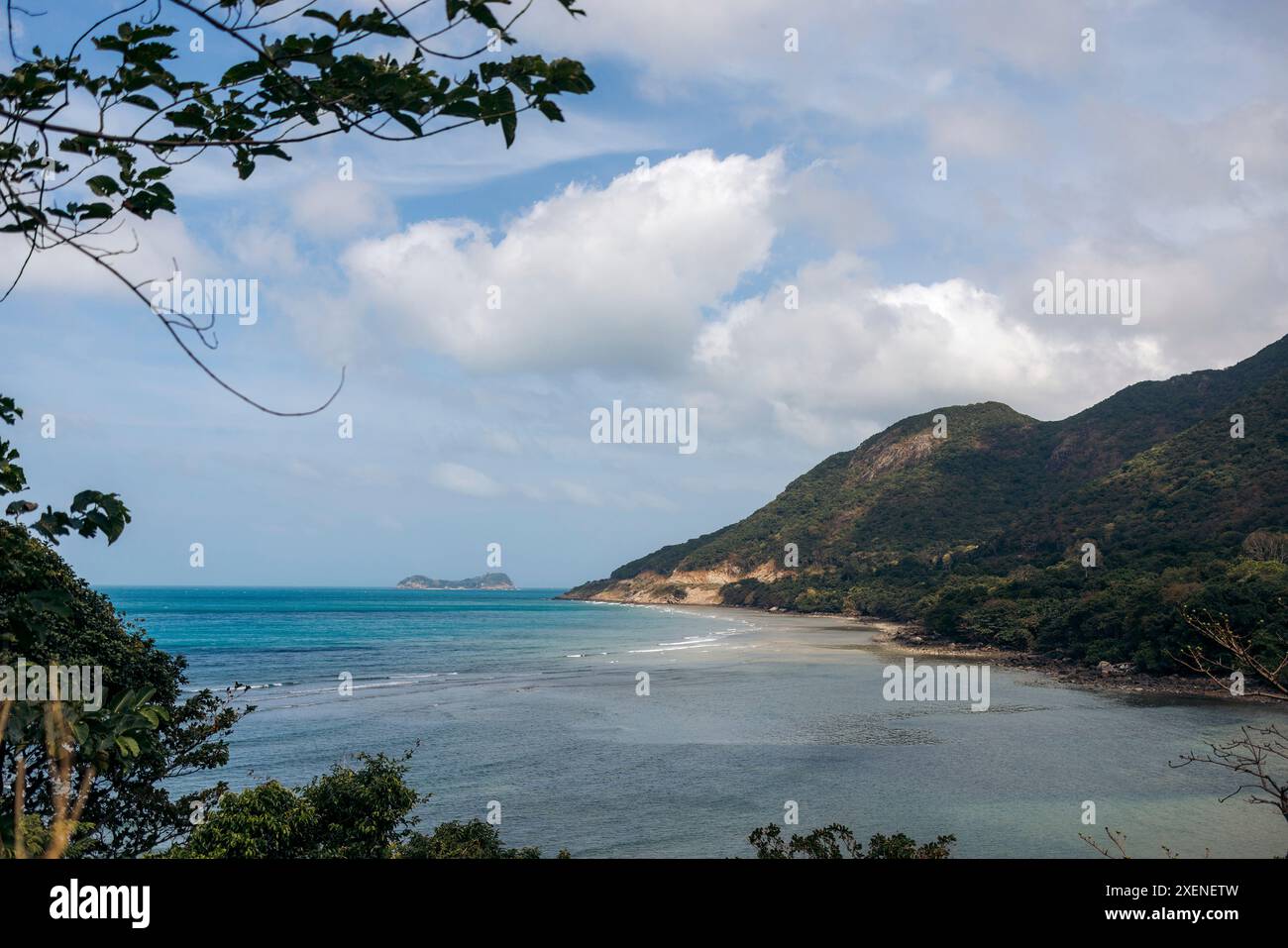 Beautiful bay in the Con Dao archipelago at Bai Ong Cau, Vietnam; Bai ...