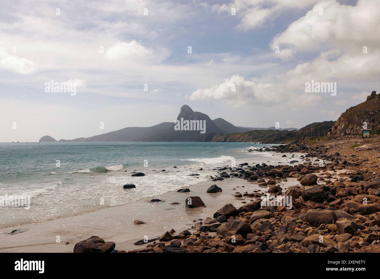 Beautiful beach and coastline in the Con Dao archipelago, South China ...