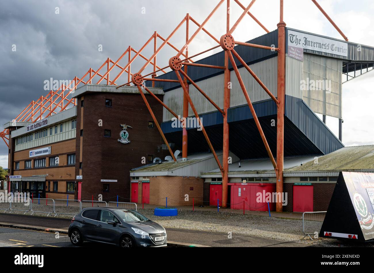 The Jock McDonald stand at The Caledonian Stadium, home of Scottish ...