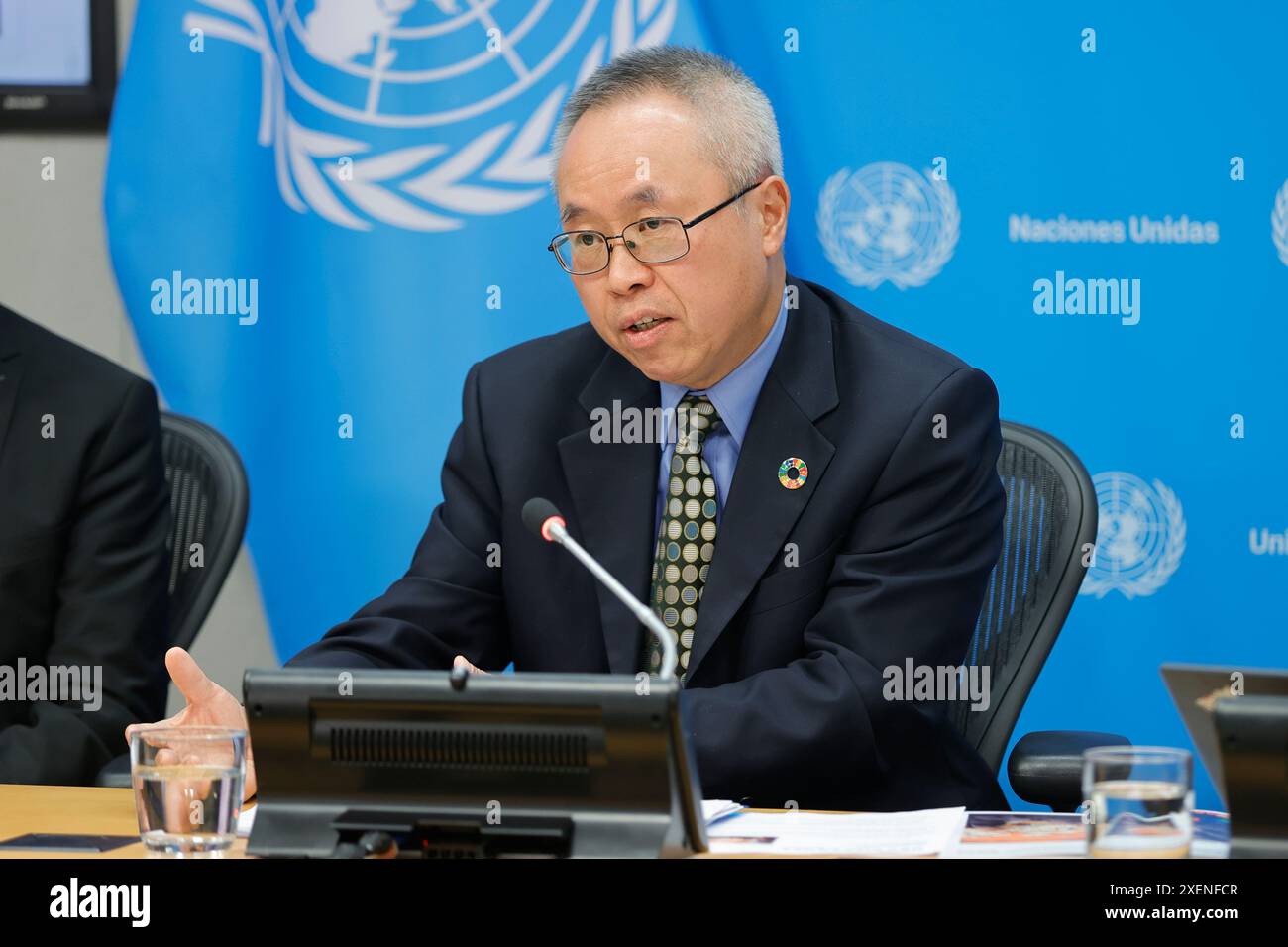 United Nations, New York, USA, June 28, 2024 - Li Junhua, Under ...