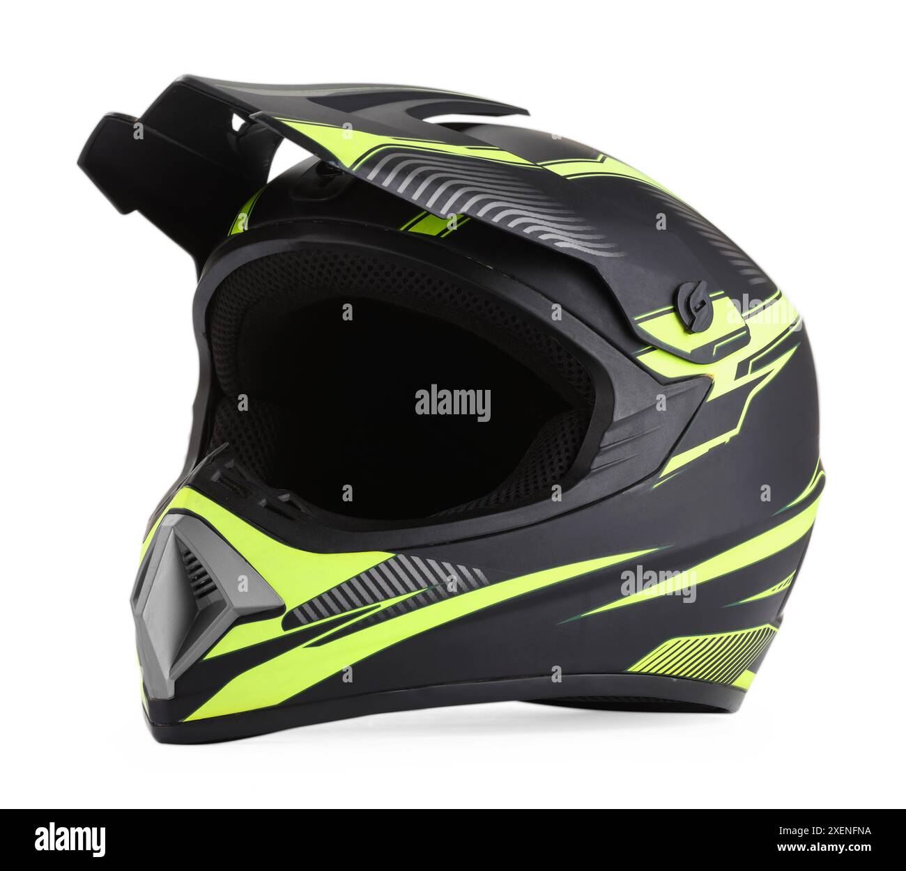 New modern motorcycle helmet isolated on white Stock Photo - Alamy
