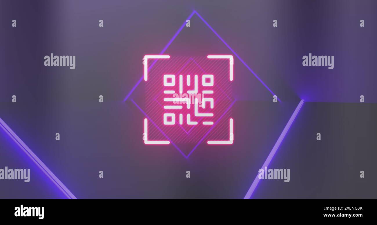 Cyber security blue pink neon hi-res stock photography and images - Alamy