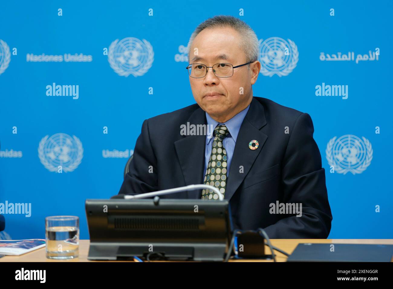United Nations, New York, USA, June 28, 2024 - Li Junhua, Under ...