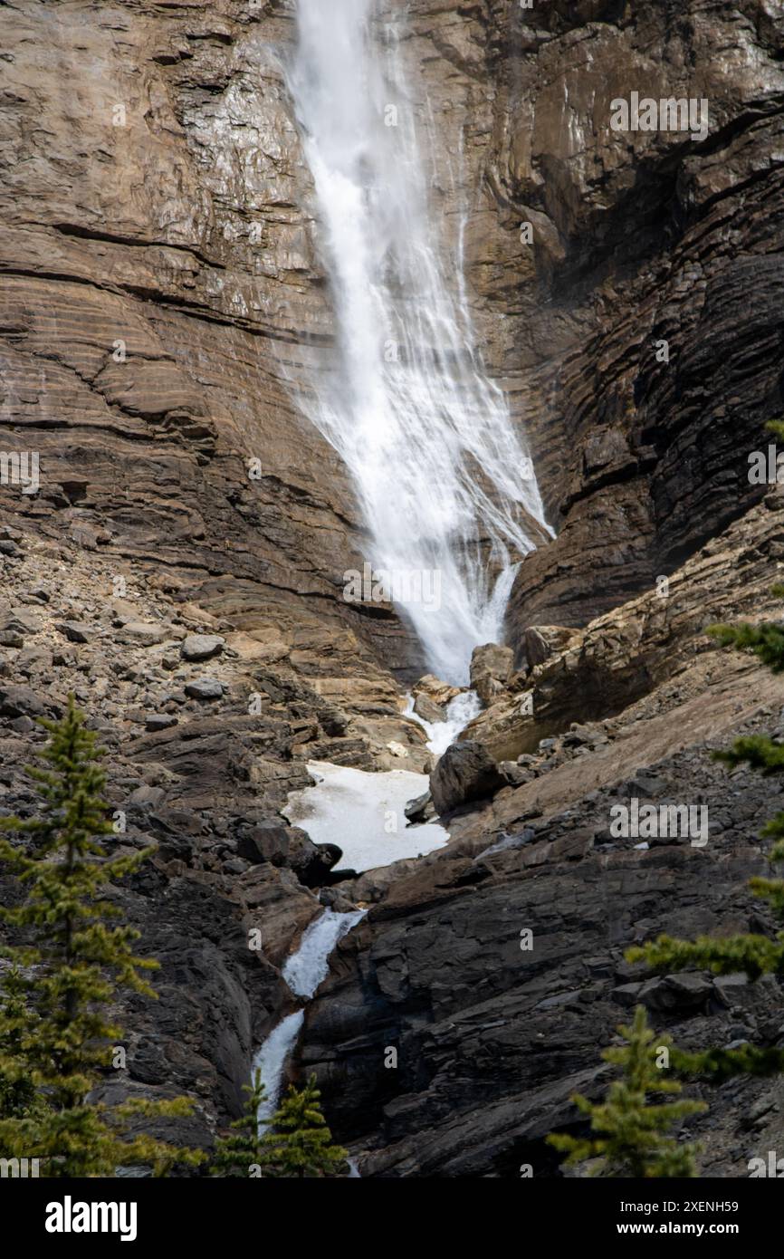 Takakkaw Falls is a waterfall in Yoho National Park Stock Photo - Alamy