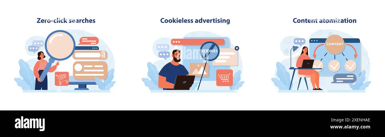 E commerce manage Stock Vector Images - Alamy