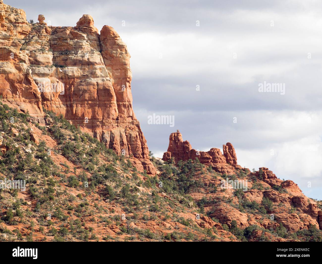 Arizona, Sedona, Red Rock Country. Snoopy Rock, sandstone of the ...