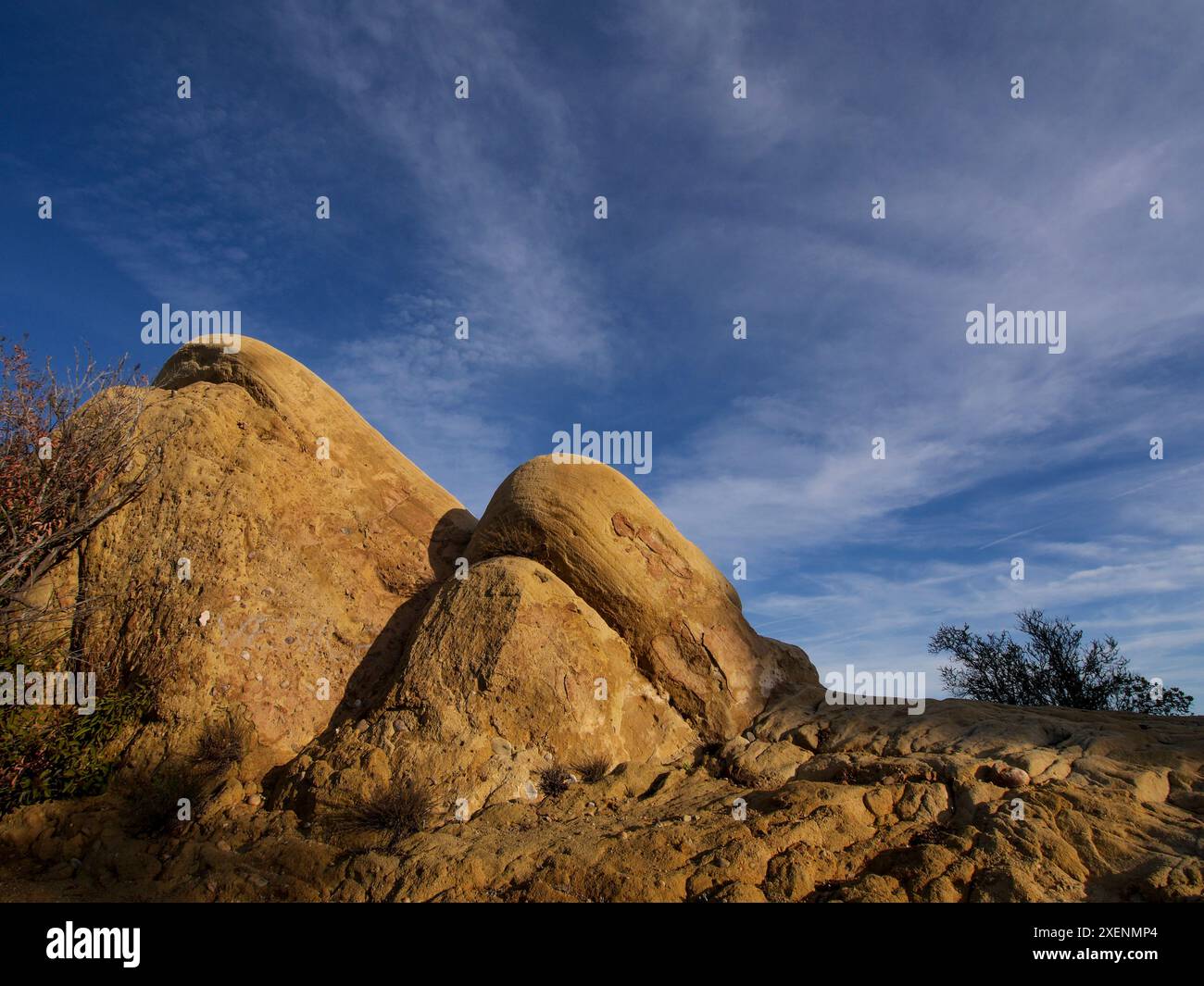 Big rock formation, Santa Monica National Recreation Area. California ...