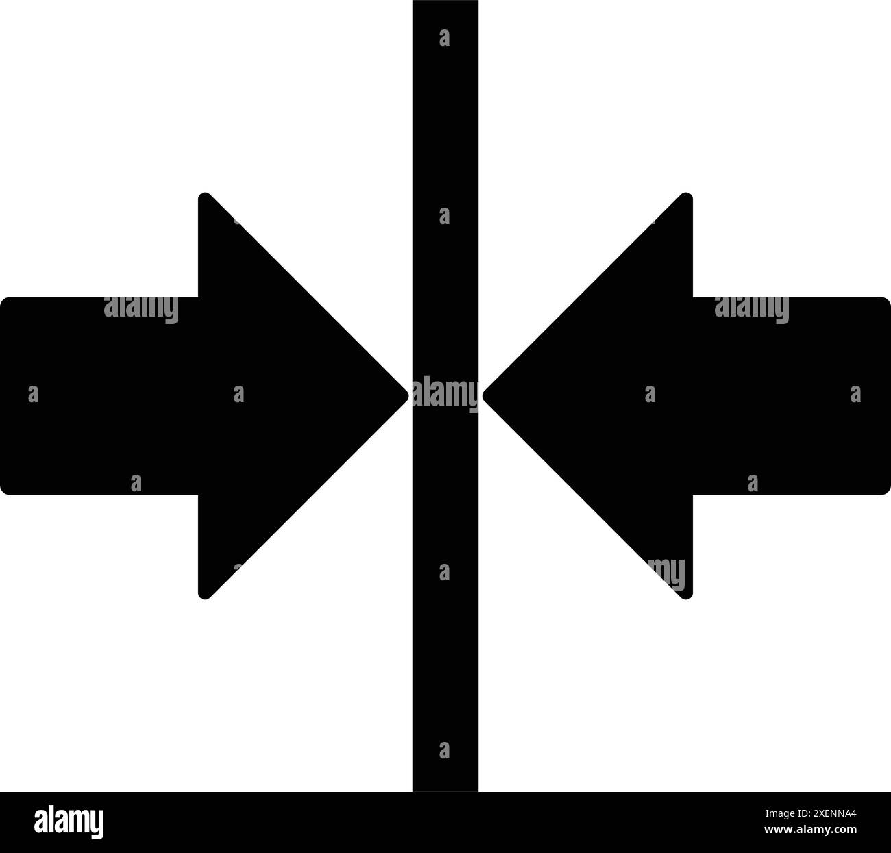 thickness icon, measuring thickness illustration design Stock Vector ...