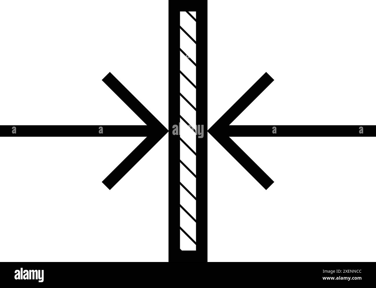 Measuring thickness Stock Vector Images - Alamy