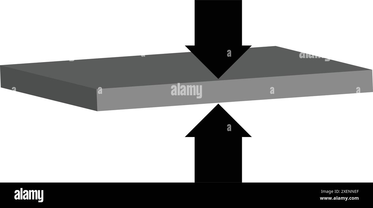 thickness icon, measuring thickness illustration design Stock Vector ...