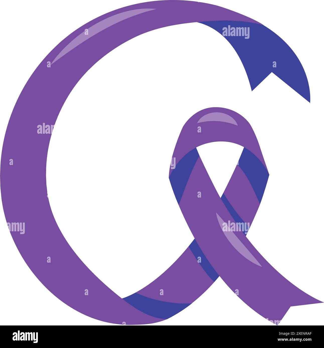 purple awareness ribbon for alzheimers Stock Vector Image & Art - Alamy