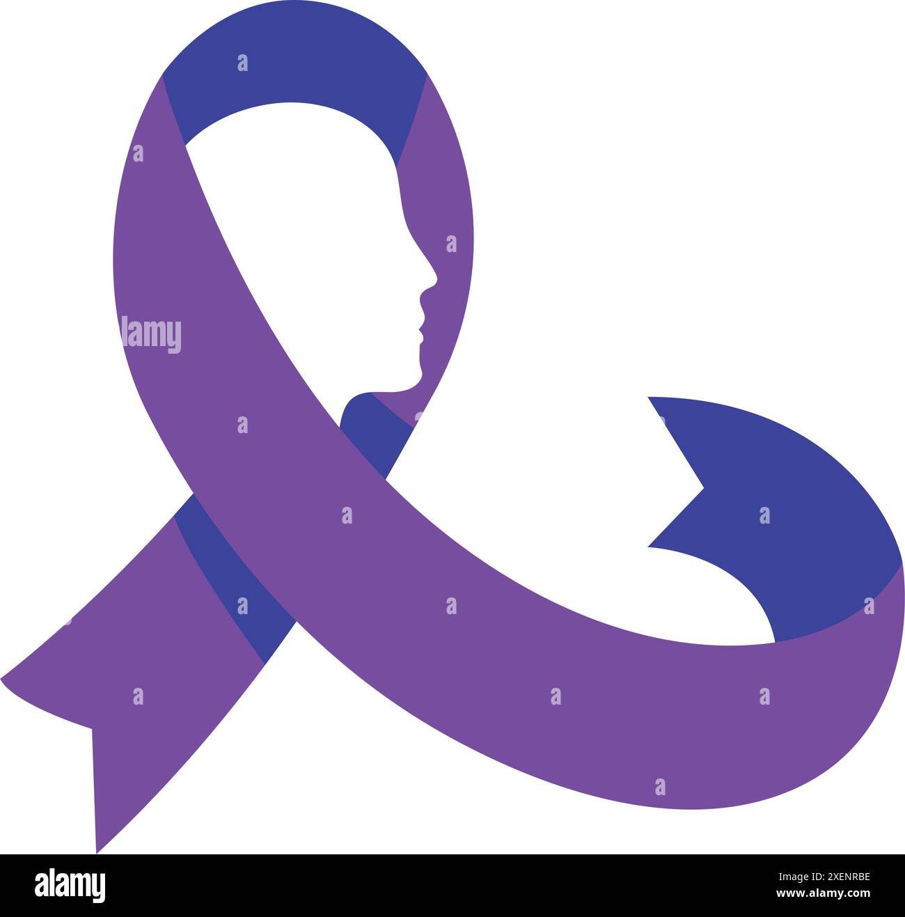 alzheimers month awareness ribbon Stock Vector Image & Art - Alamy