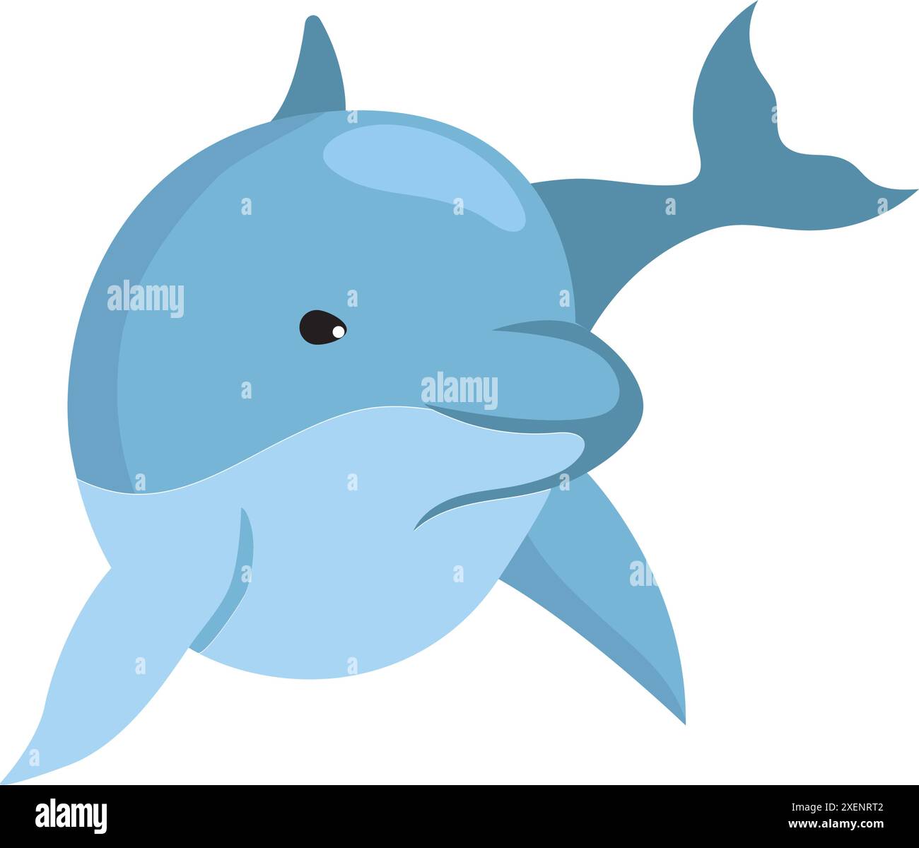 cute dolphin fish cartoon Stock Vector Image & Art - Alamy