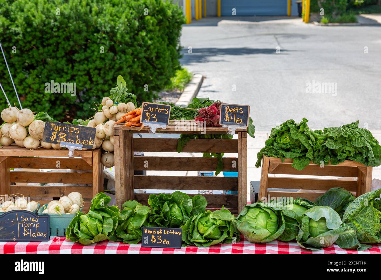 Fresh produce for sale at the YLNI Farmers Market in Fort Wayne ...