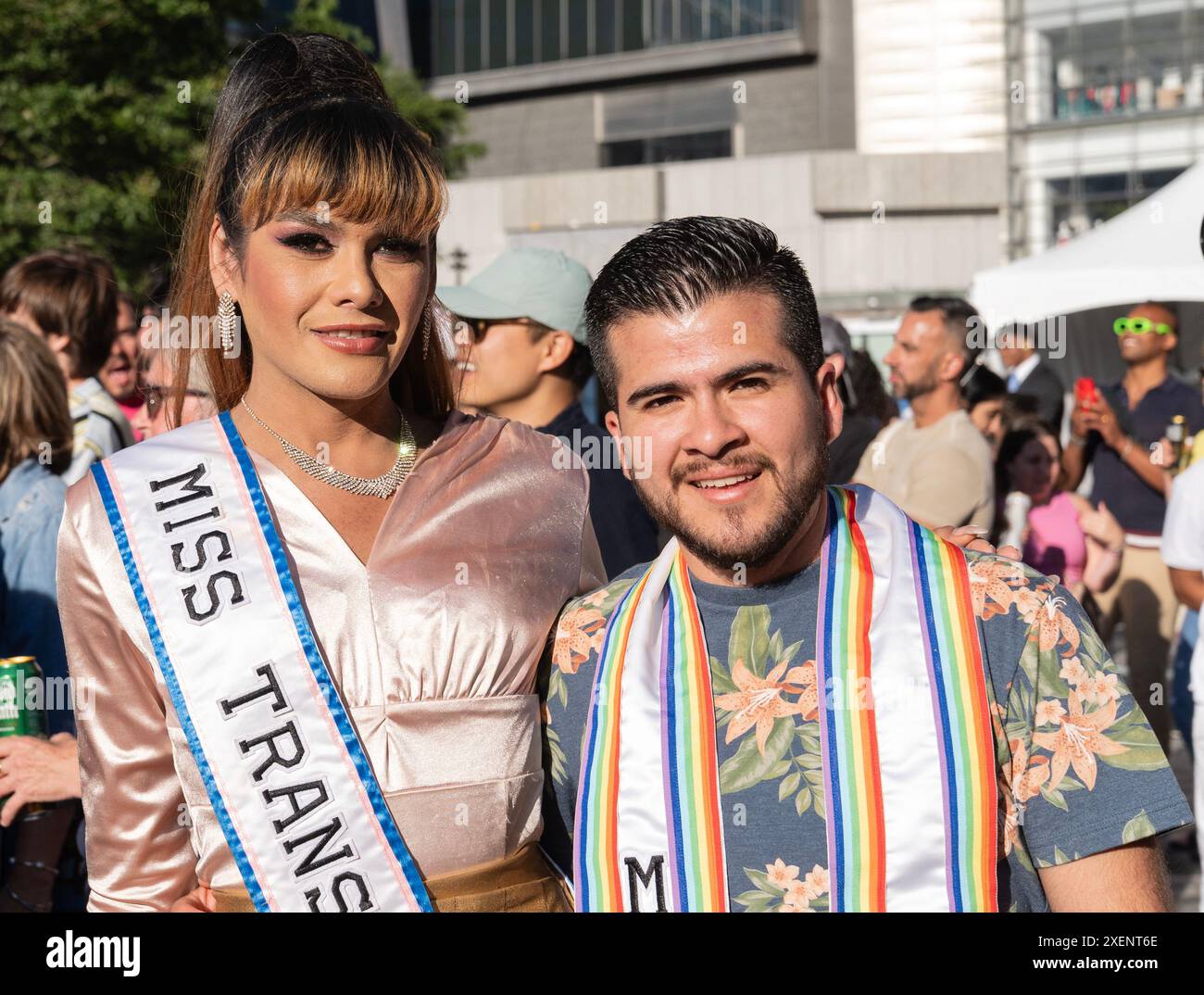 Barbara Ramirez, Miss Trans CITG 2024 and Luke Sanchez, Mr. Trans CITG ...