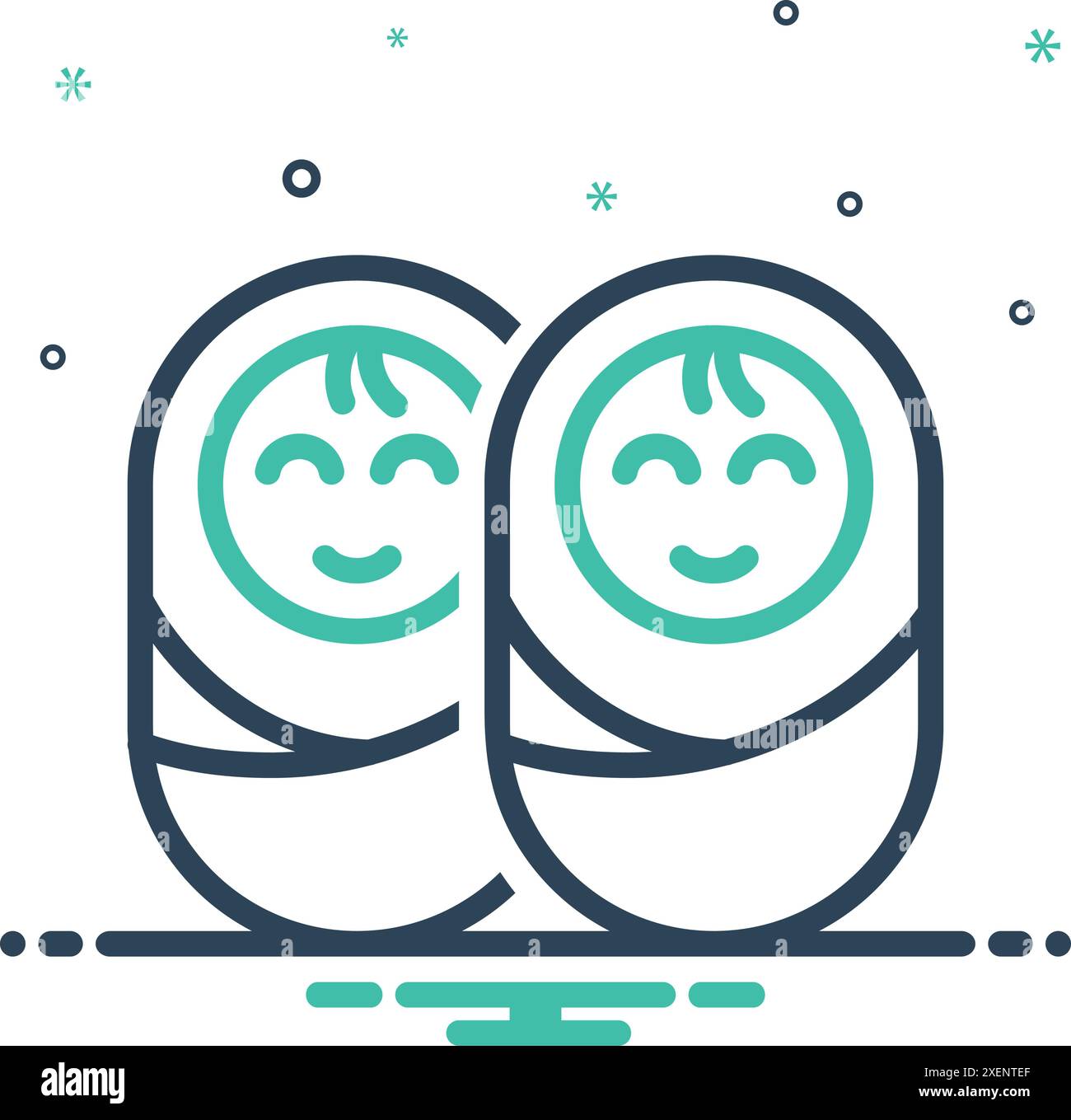 Icon for twin,dual,double Stock Vector Image & Art - Alamy