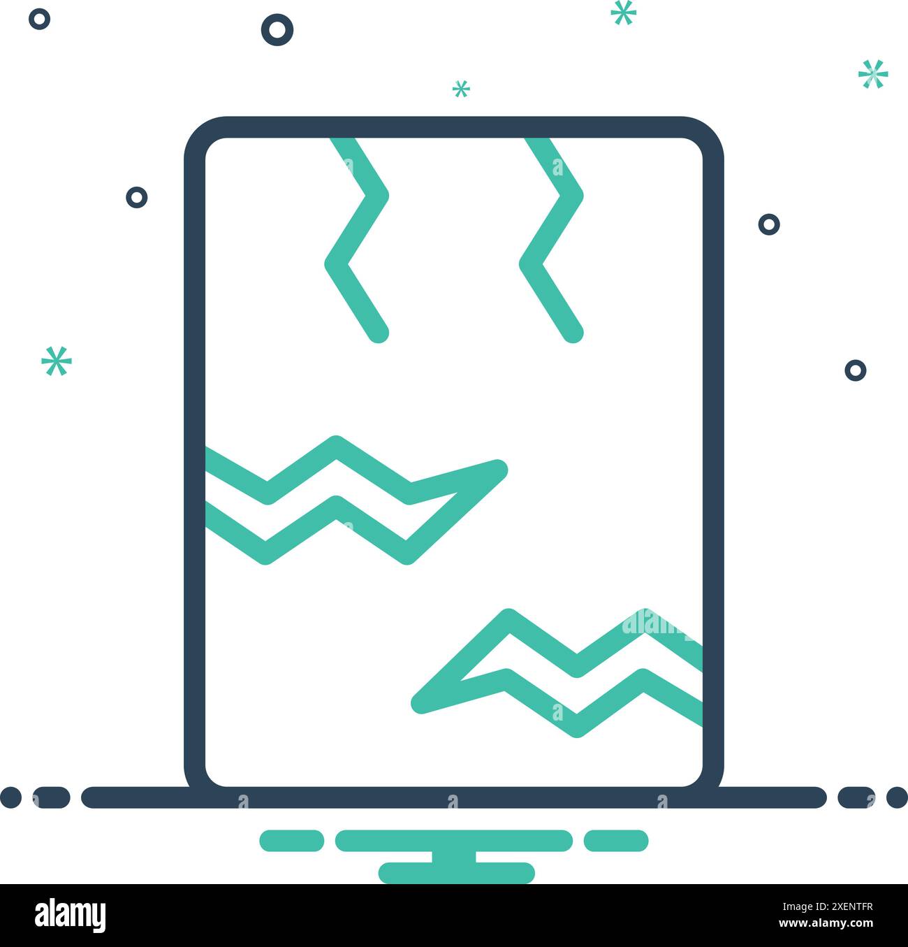 Icon for crack,earthquake Stock Vector Image & Art - Alamy