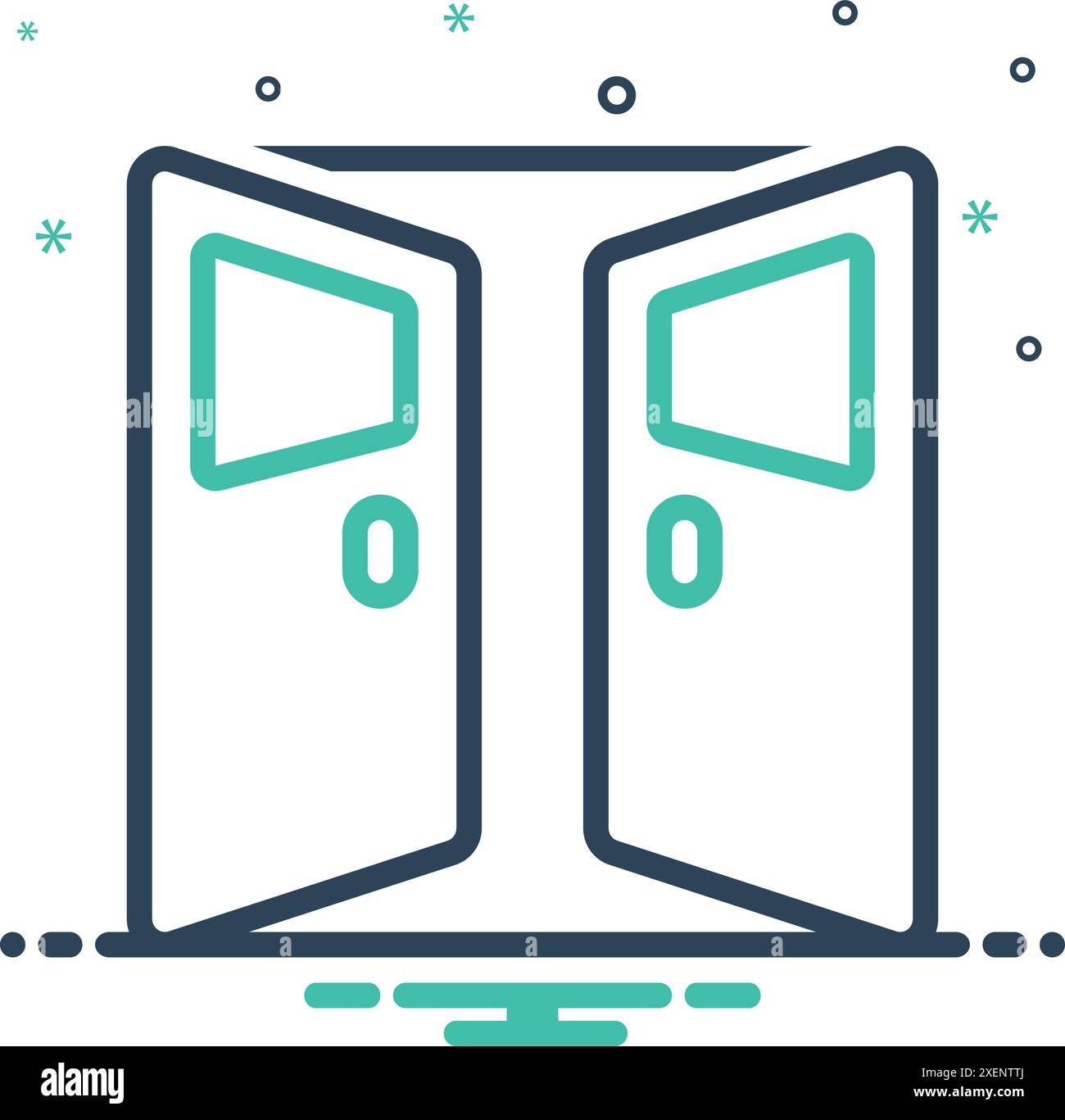 Icon for door,open Stock Vector Image & Art - Alamy