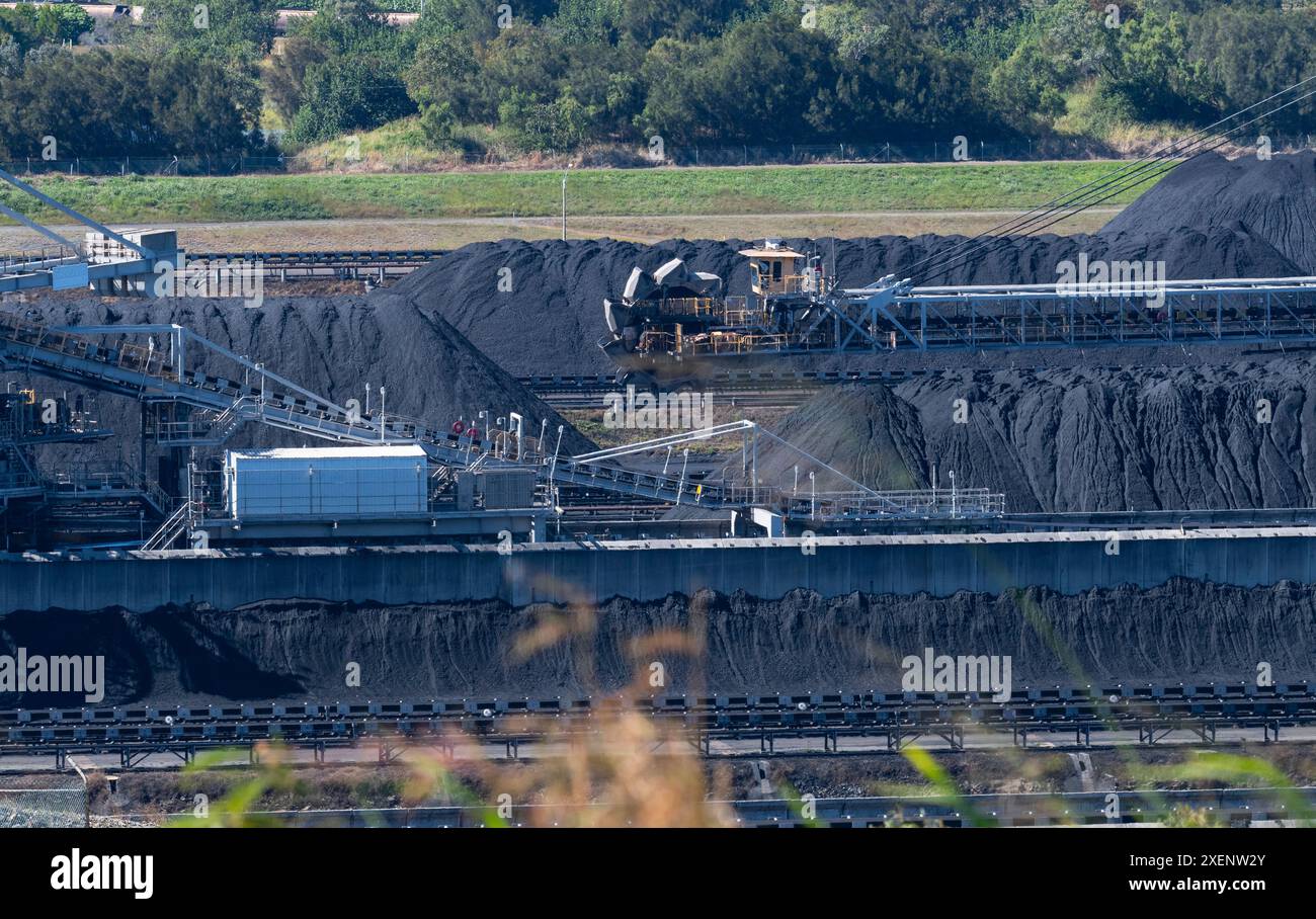 Two coal terminals at the port, Hay Point Coal Terminal (HPCT) and ...